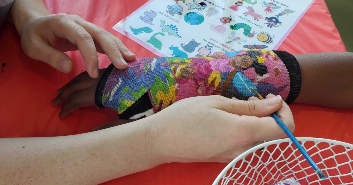 Fairy princesses and rocket ships: Cast art helps make pediatric ...