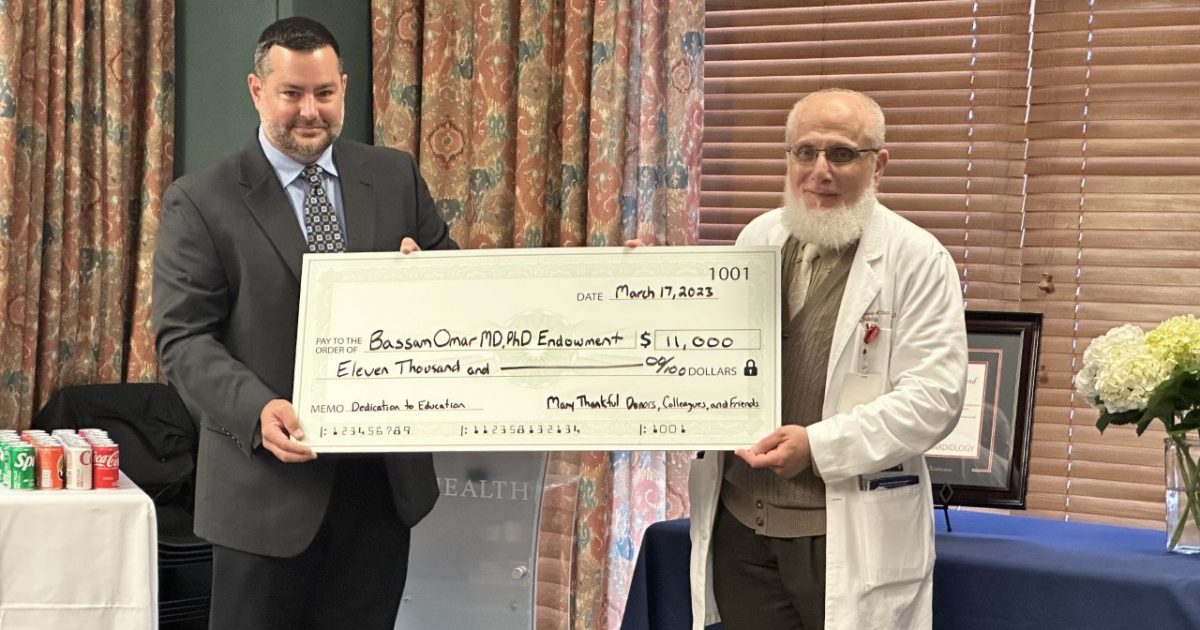 Newly created endowment recognizes Omar for dedication, generosity ...