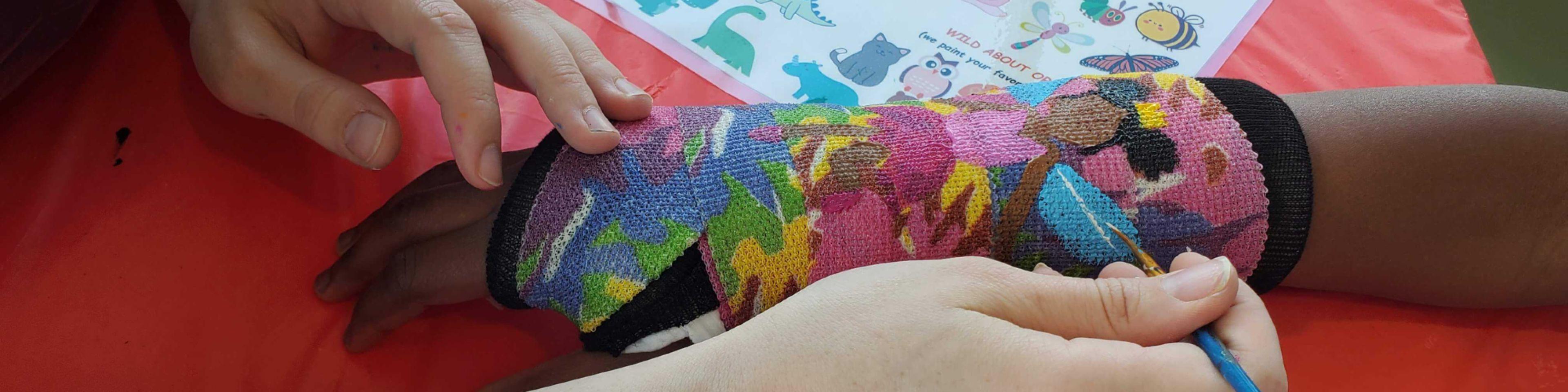 Fairy princesses and rocket ships: Cast art helps make pediatric ...